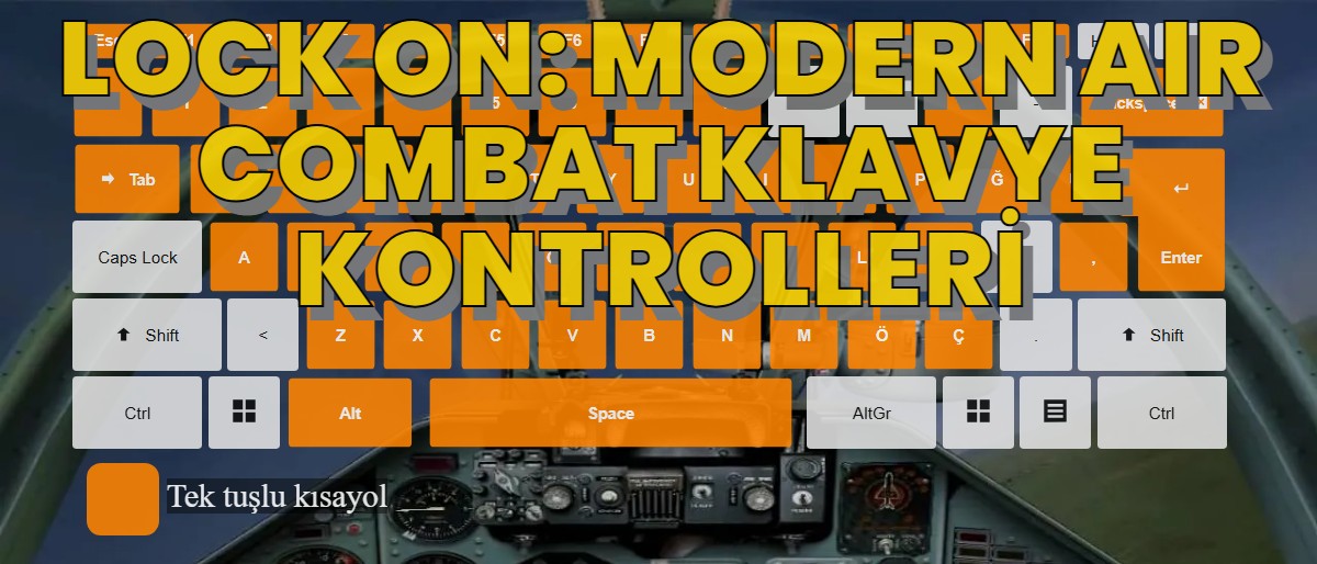 Lock On: Modern Air Combat klavye kontrolleri ‒ DefKey